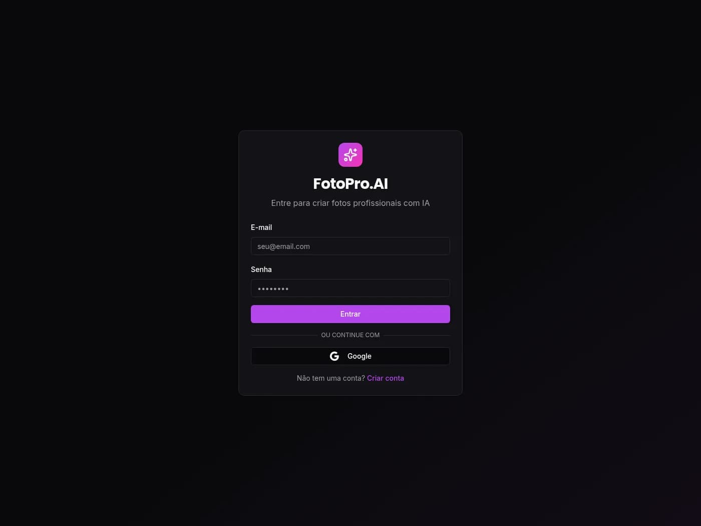 FotoPro.AI – Editor Online Completo de Fotos Profissionais com IA para pt-BR