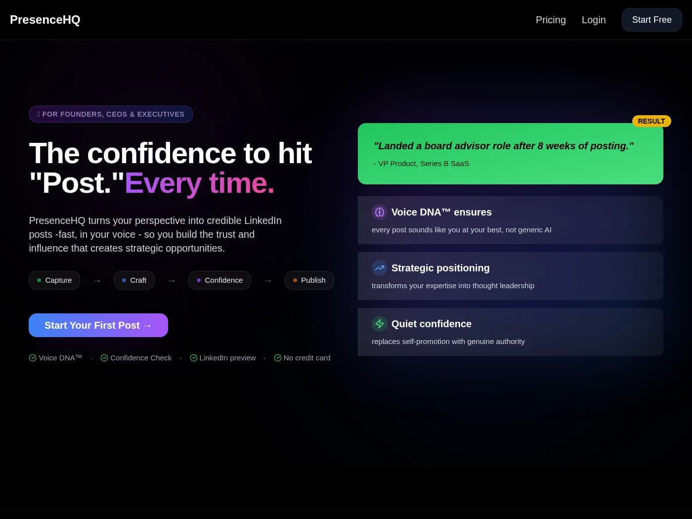 FounderVoice AI: Hyper-Personalized LinkedIn Content Coach for Real Founders