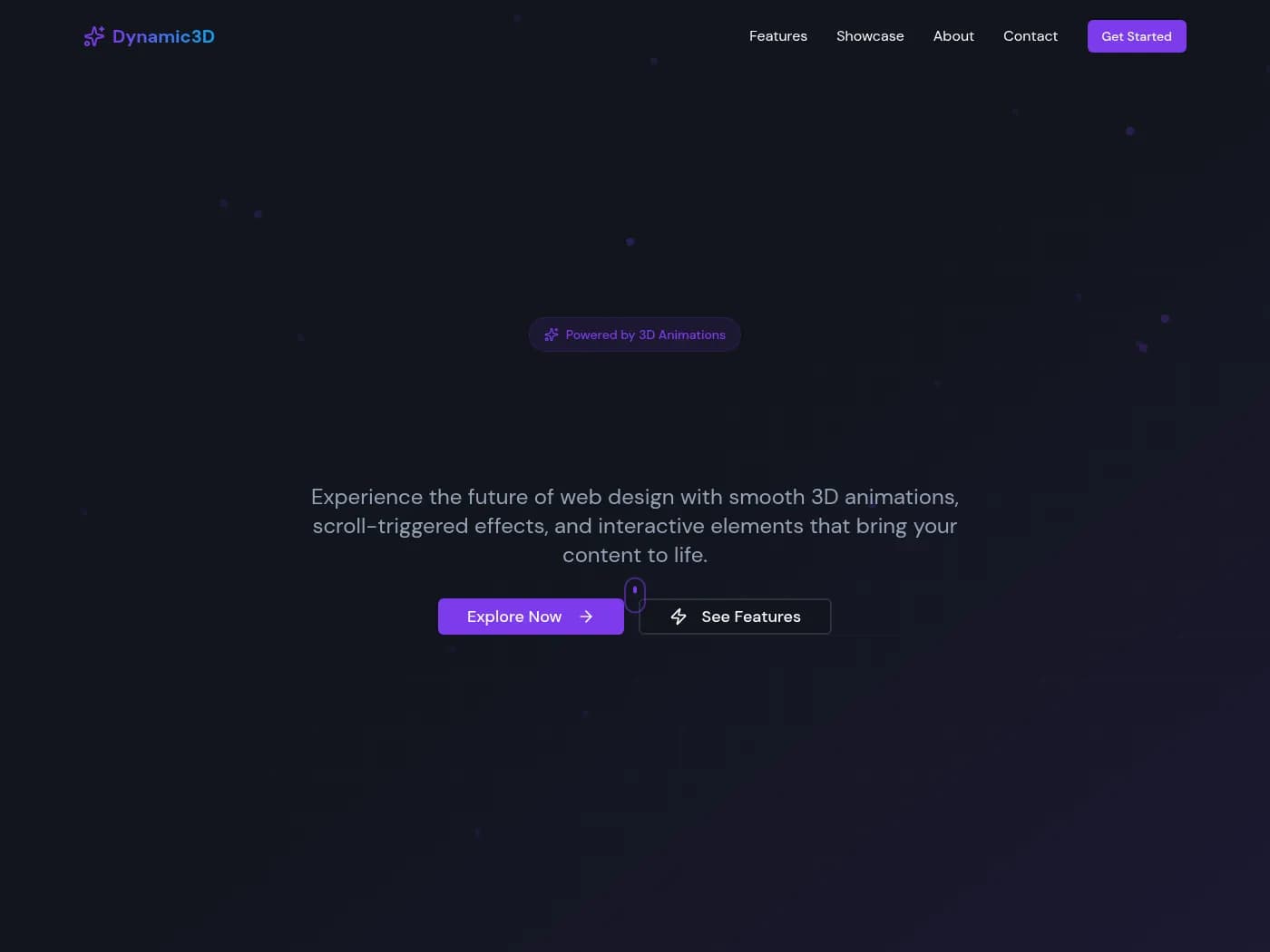 Framer-Powered Dynamic Landing Page with 3D Animations