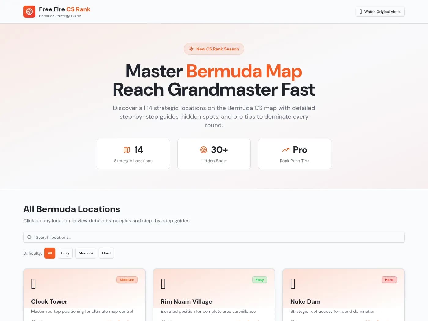 Free Fire CS Rank Bermuda Strategy Analyzer
