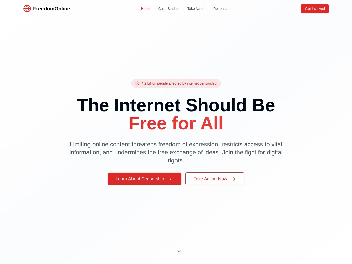 Freedom Online Advocacy Platform