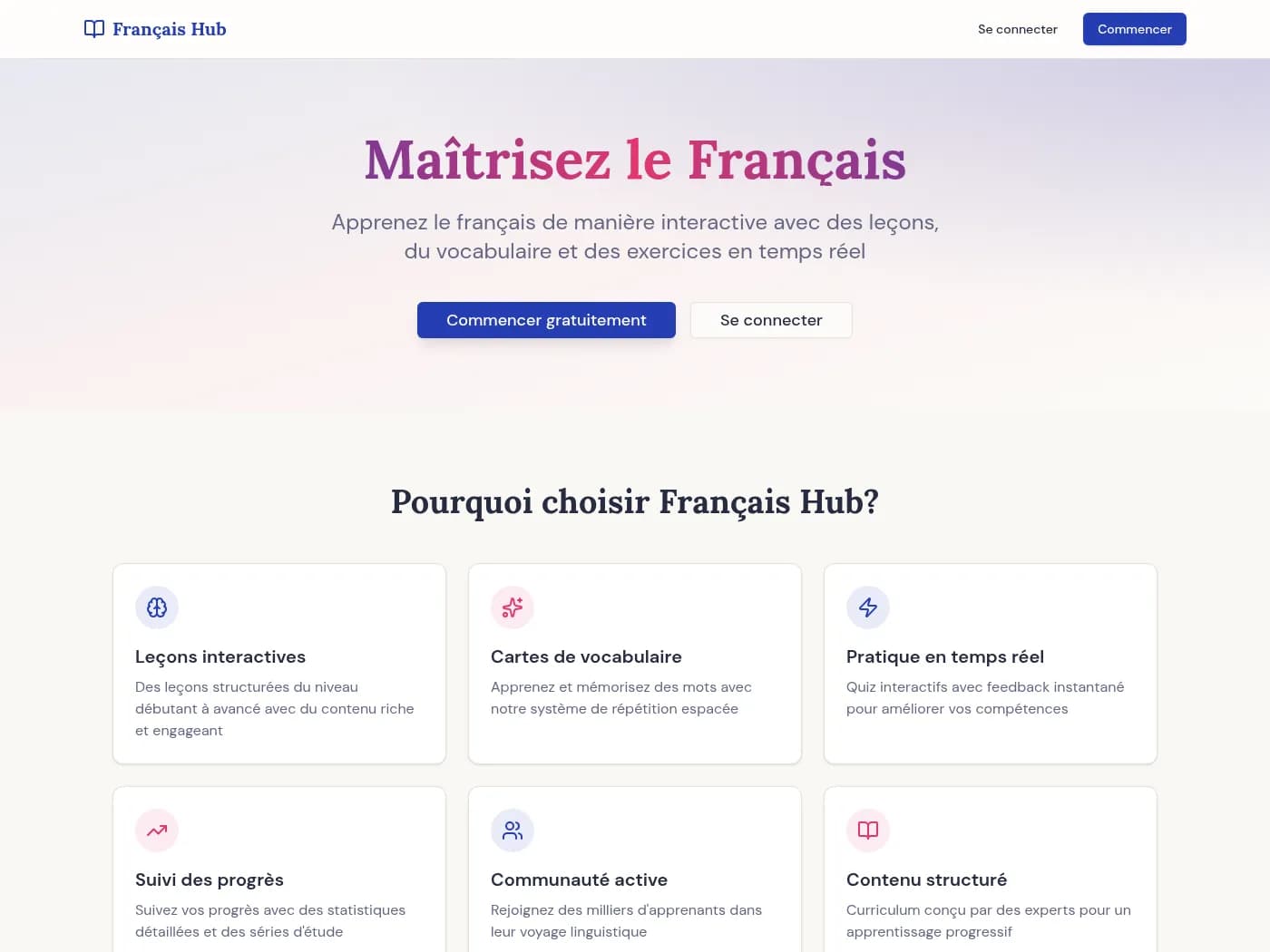 French Language Learning Hub
