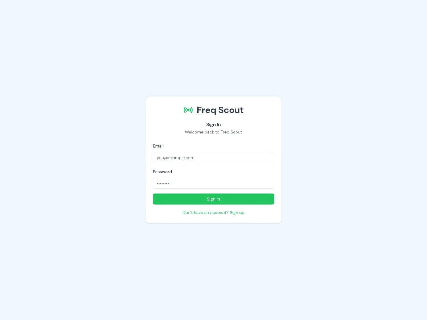 Freq Scout: Real-Time Frequency Monitoring and Logging Dashboard