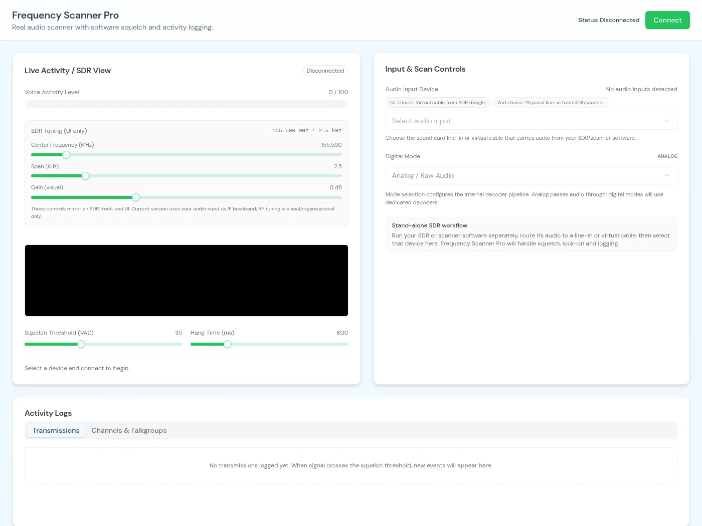 Frequency Scanner Pro: Customizable Multi-Mode Frequency Scanning Tool