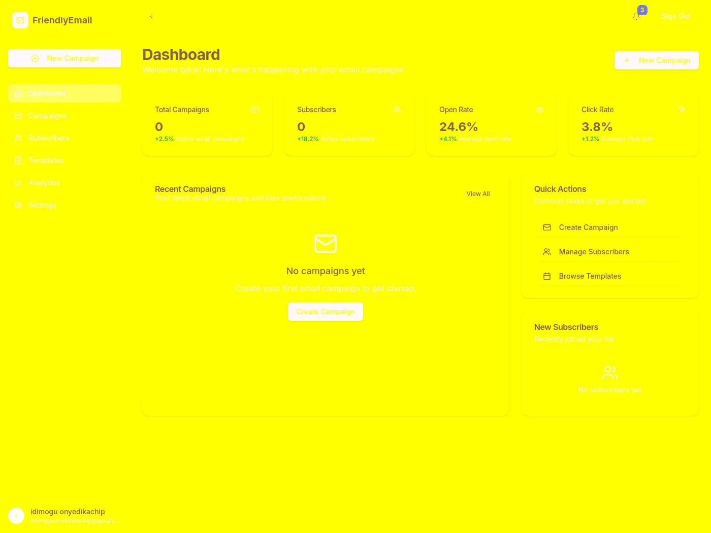 FriendlyEmail: User-Centric Email Marketing Platform