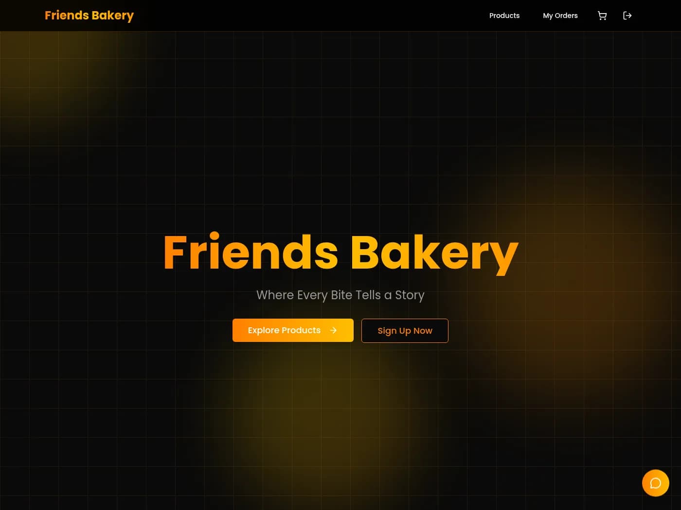 Friends Bakery Animated 3D Website & Admin Dashboard