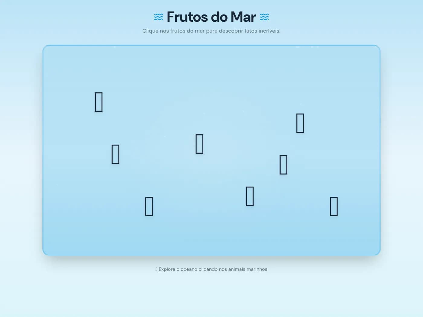Fruto do Mar Clicável