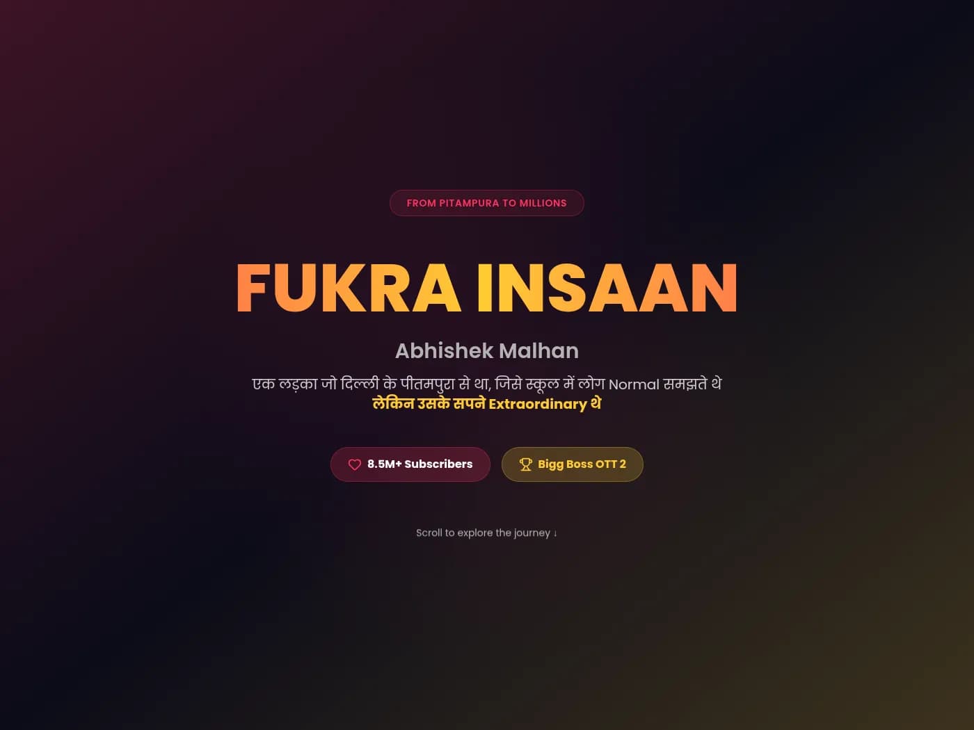 Fukra Insaan: The Inspiring Digital Journey