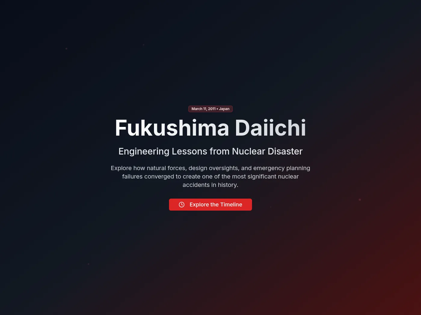 Fukushima Daiichi Disaster: Engineering Lessons and Risk Analysis