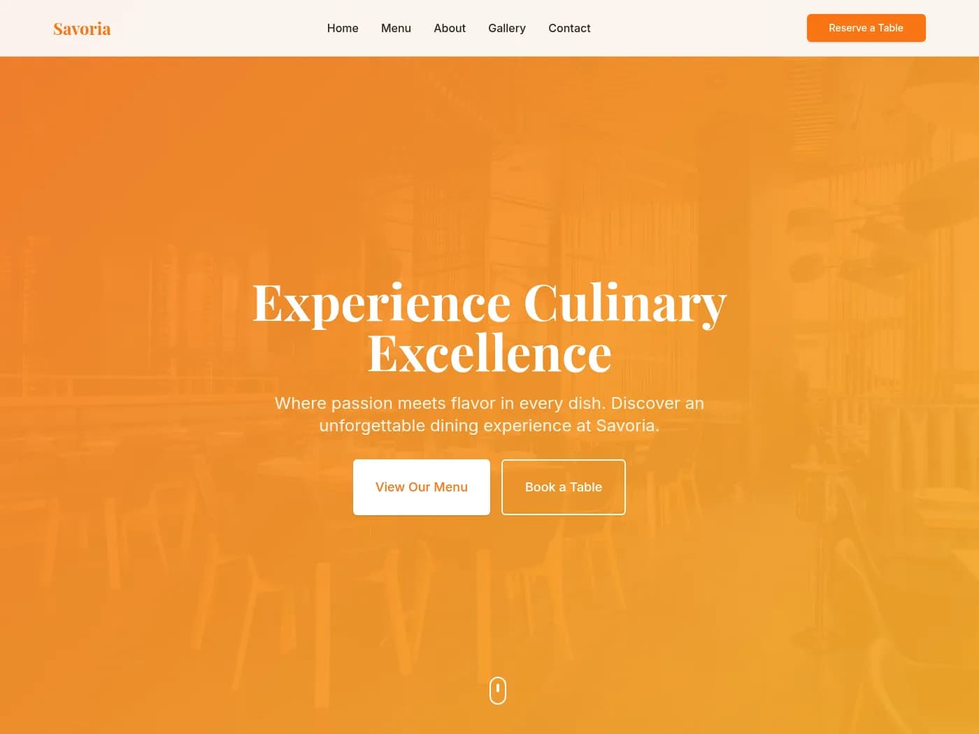 Full Restaurant Website
