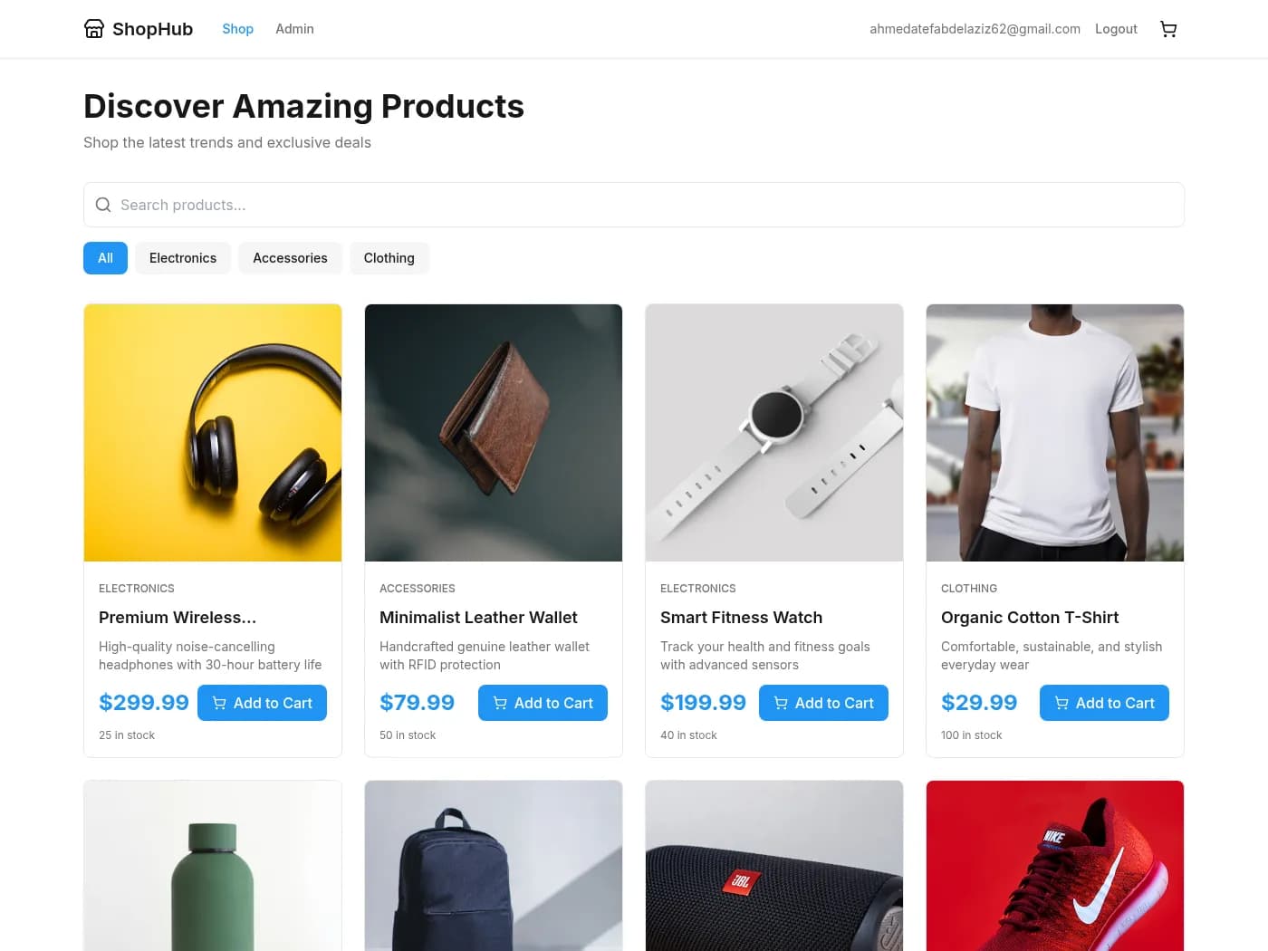 Full Stack E-Commerce Platform