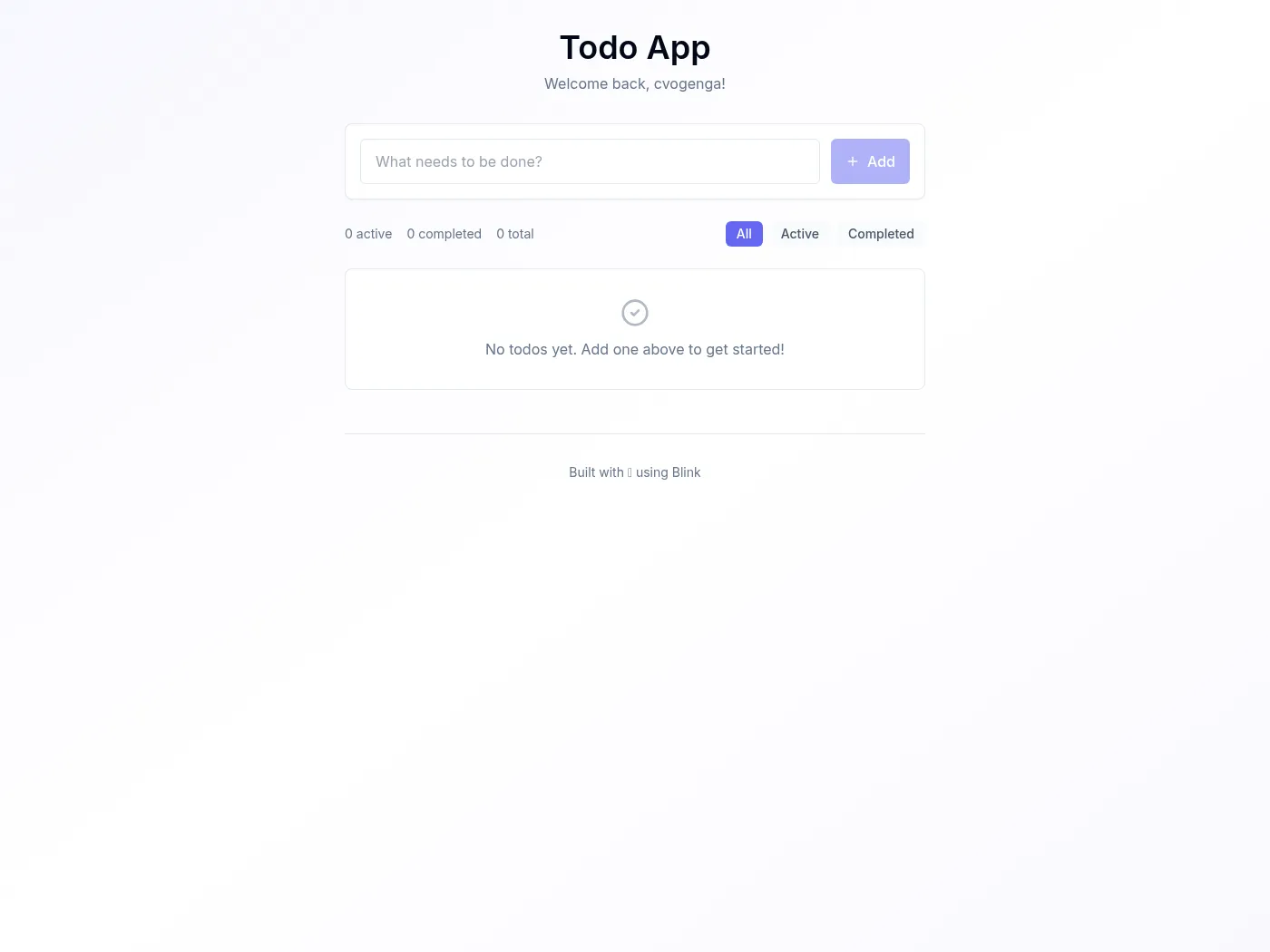 Full-Stack Todo List App