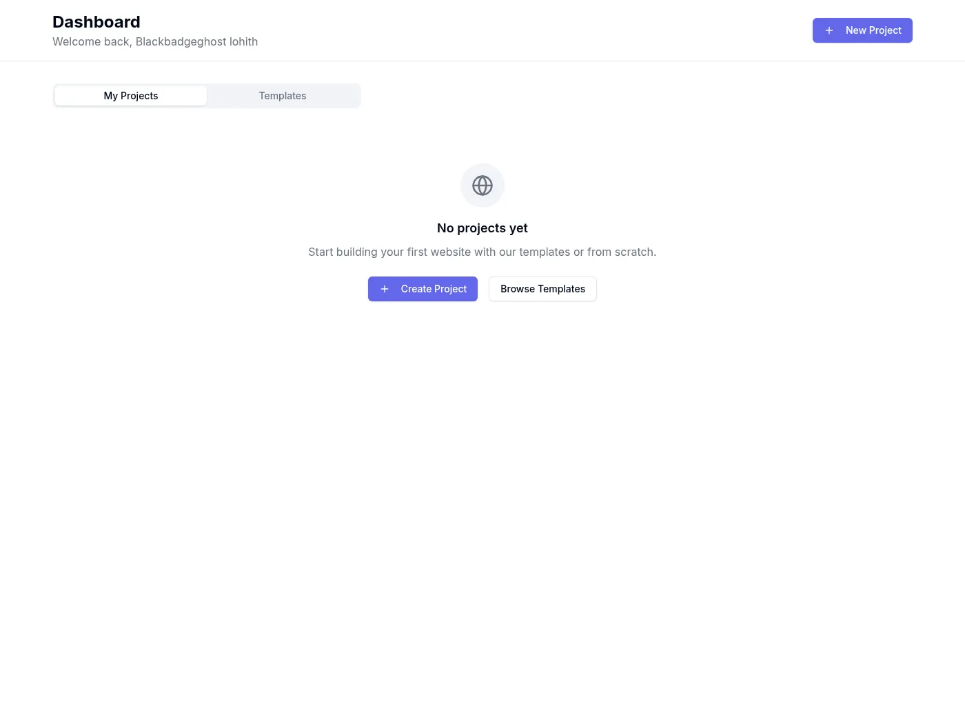 Fullstack Website Builder