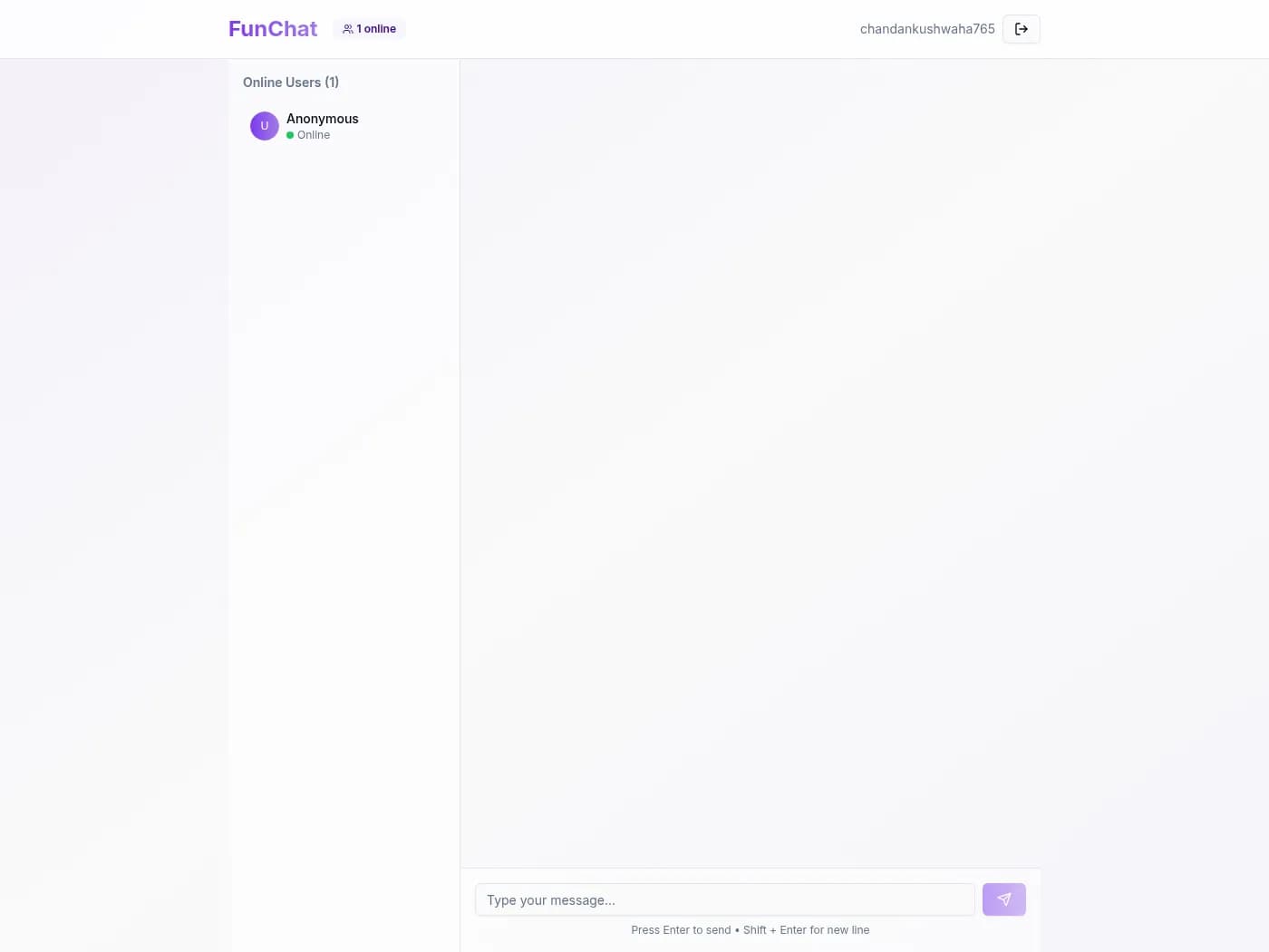 FunChat - A Playful Real-Time Chat App
