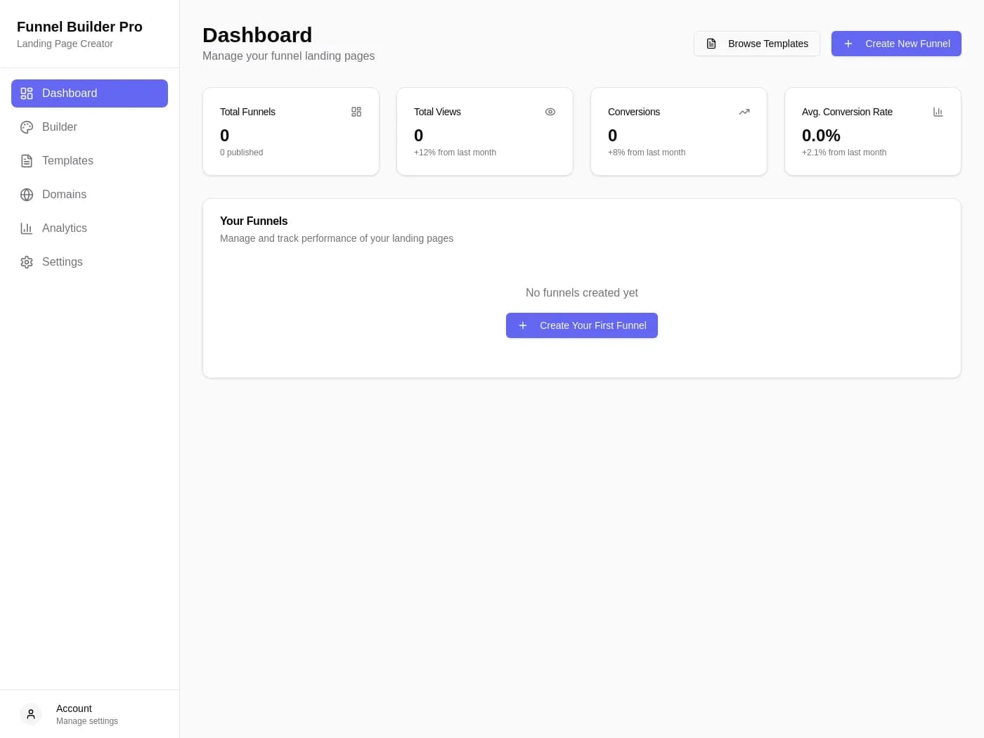 Funnel Builder Pro - Landing Page Creator
