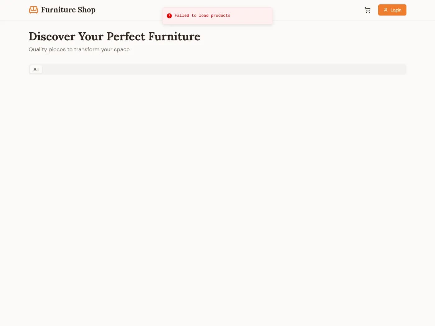 Furniture Shop App