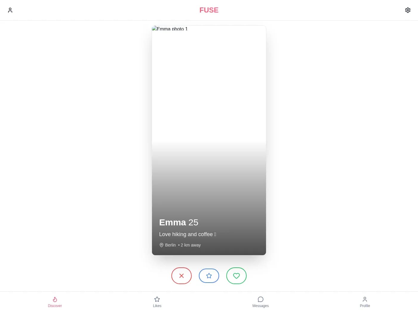 FUSE: A Tinder Clone