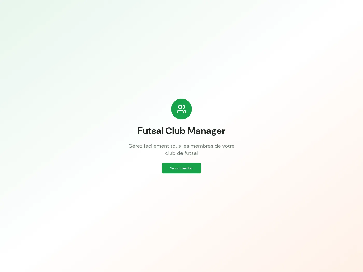 Futsal Club Manager
