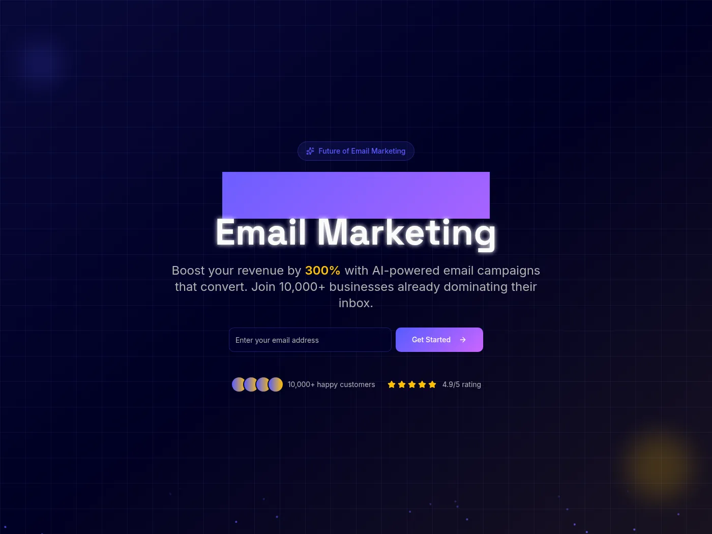 Future-Driven Email Marketing Agency Website