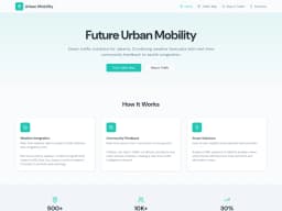 Future Urban Mobility MVP