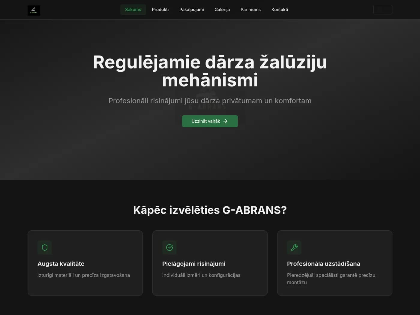 G-Abrans Enhanced Website with Integrated Payments