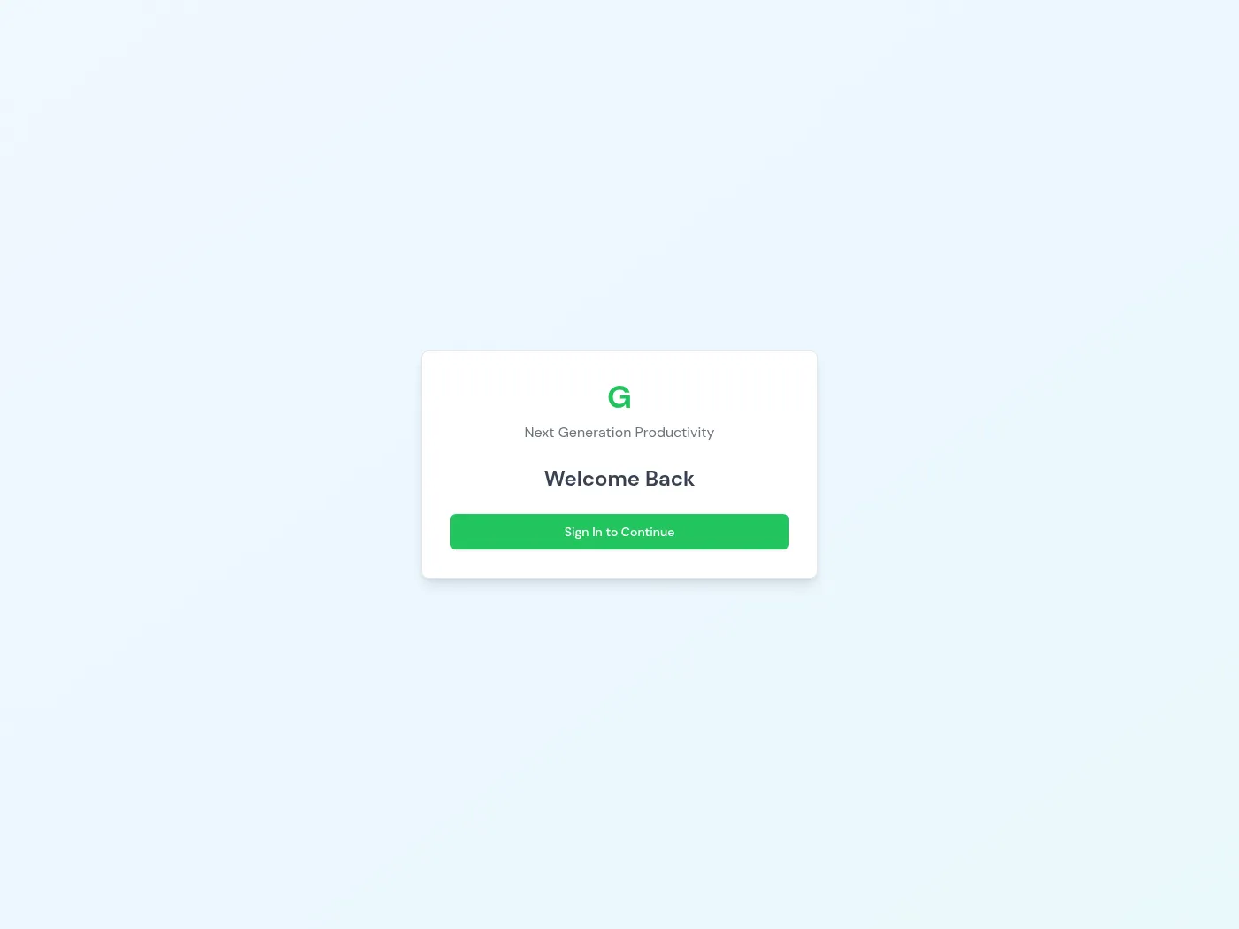 G - The Next Generation Productivity Tool
