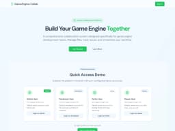 Game Engine Collaborative Development Platform