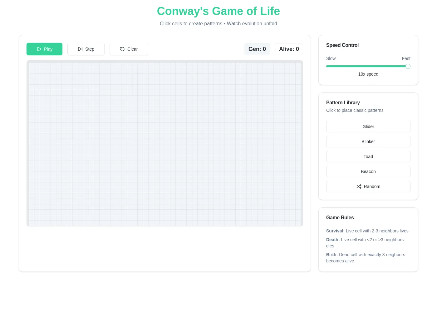 GOL: Conway's Game of Life Simulator