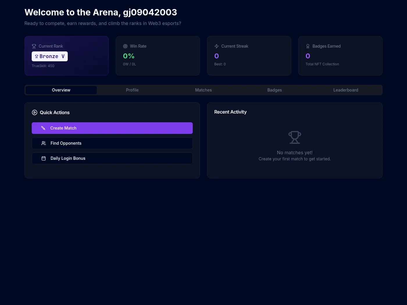 GameGambit: Web3 Esports Platform for Competitive Social Gaming & NFT Rewards
