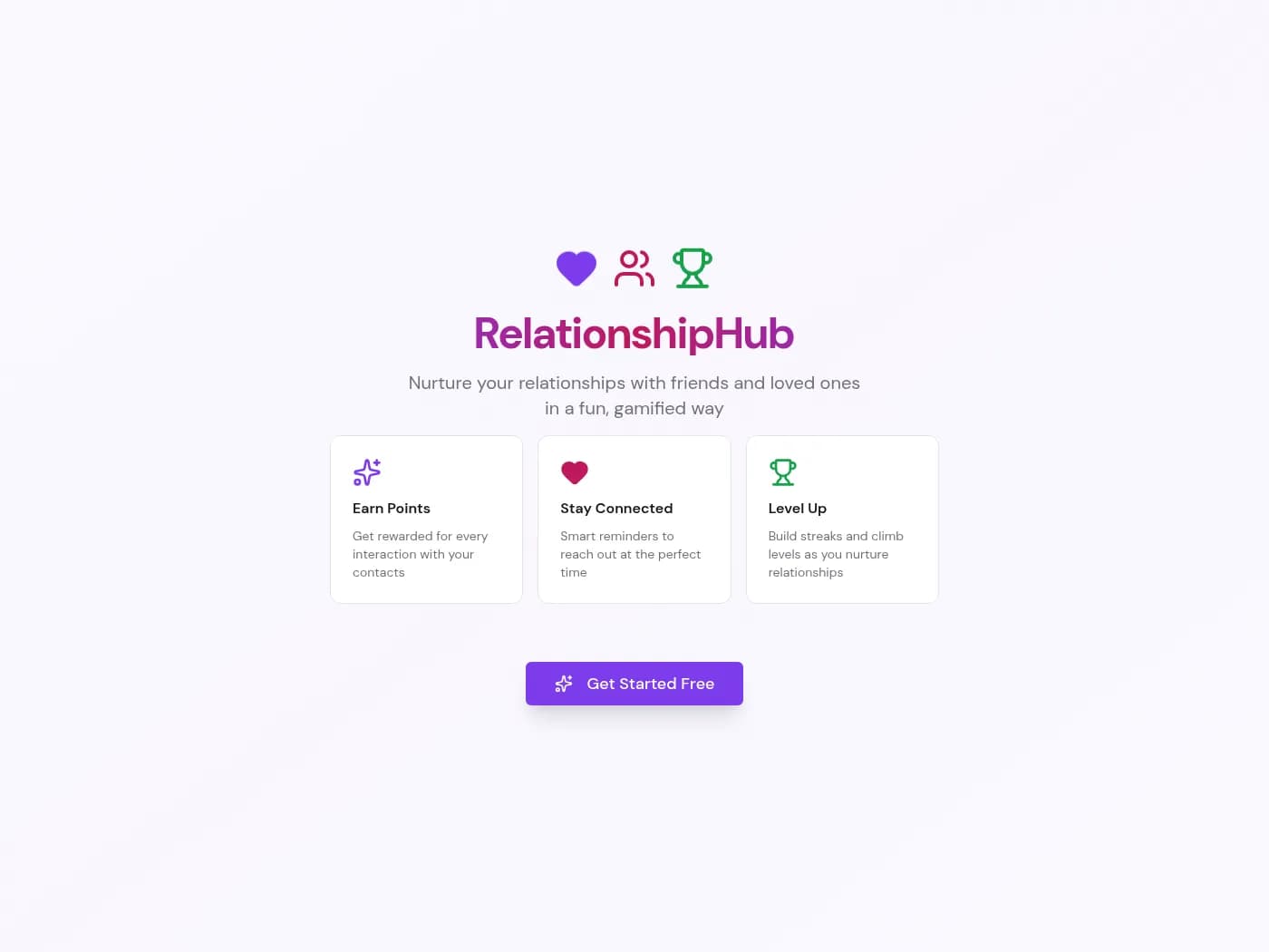 Gamified Personal CRM for Friends and Loved Ones