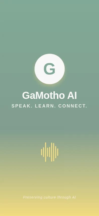 GaMotho AI: Culturally-Inspired Voice Translator App