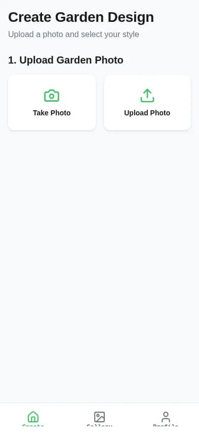 Garden Design AI Visualizer App for Android