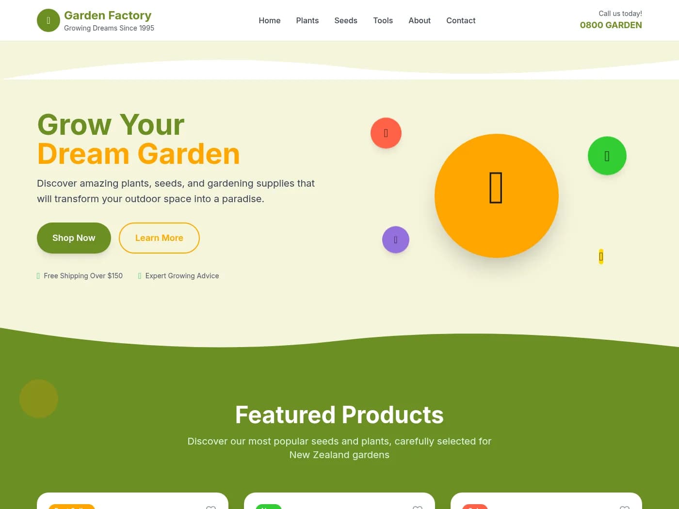 Garden Factory NZ Web Replica