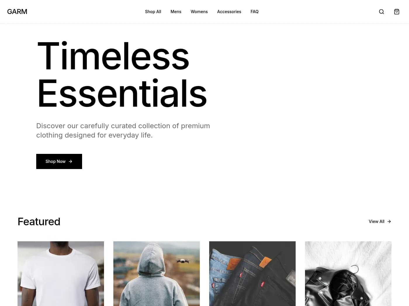 Garm Framer Website Pixel-Perfect Clone