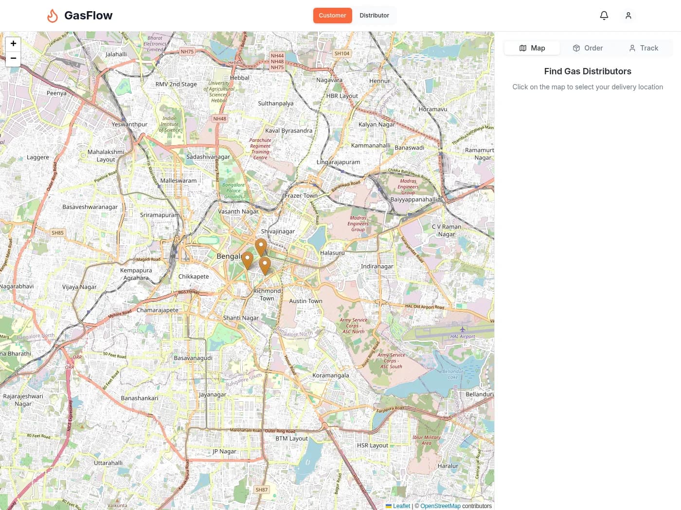 Gas Delivery Connection Platform