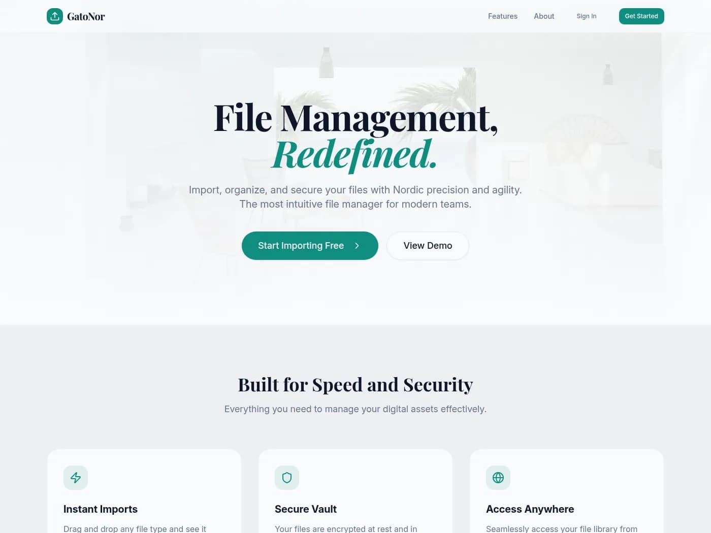 GatoNor File Importer