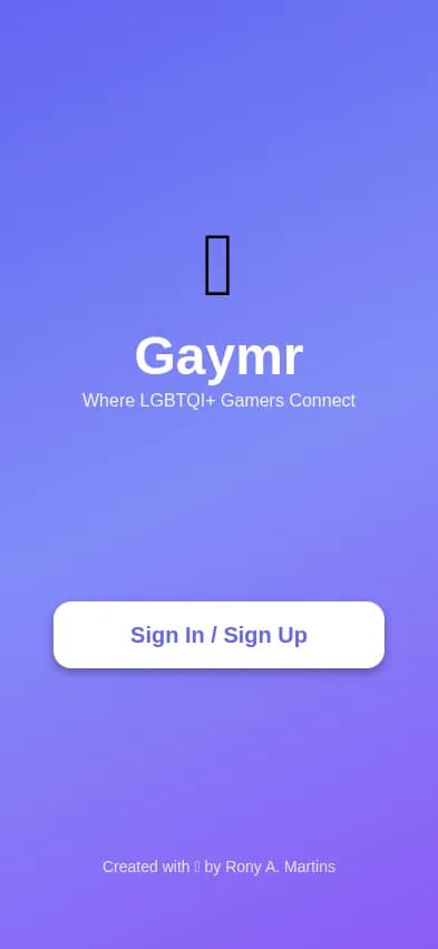 Gaymr: The LGBTQI+ Gamer Social & Matching Mobile App