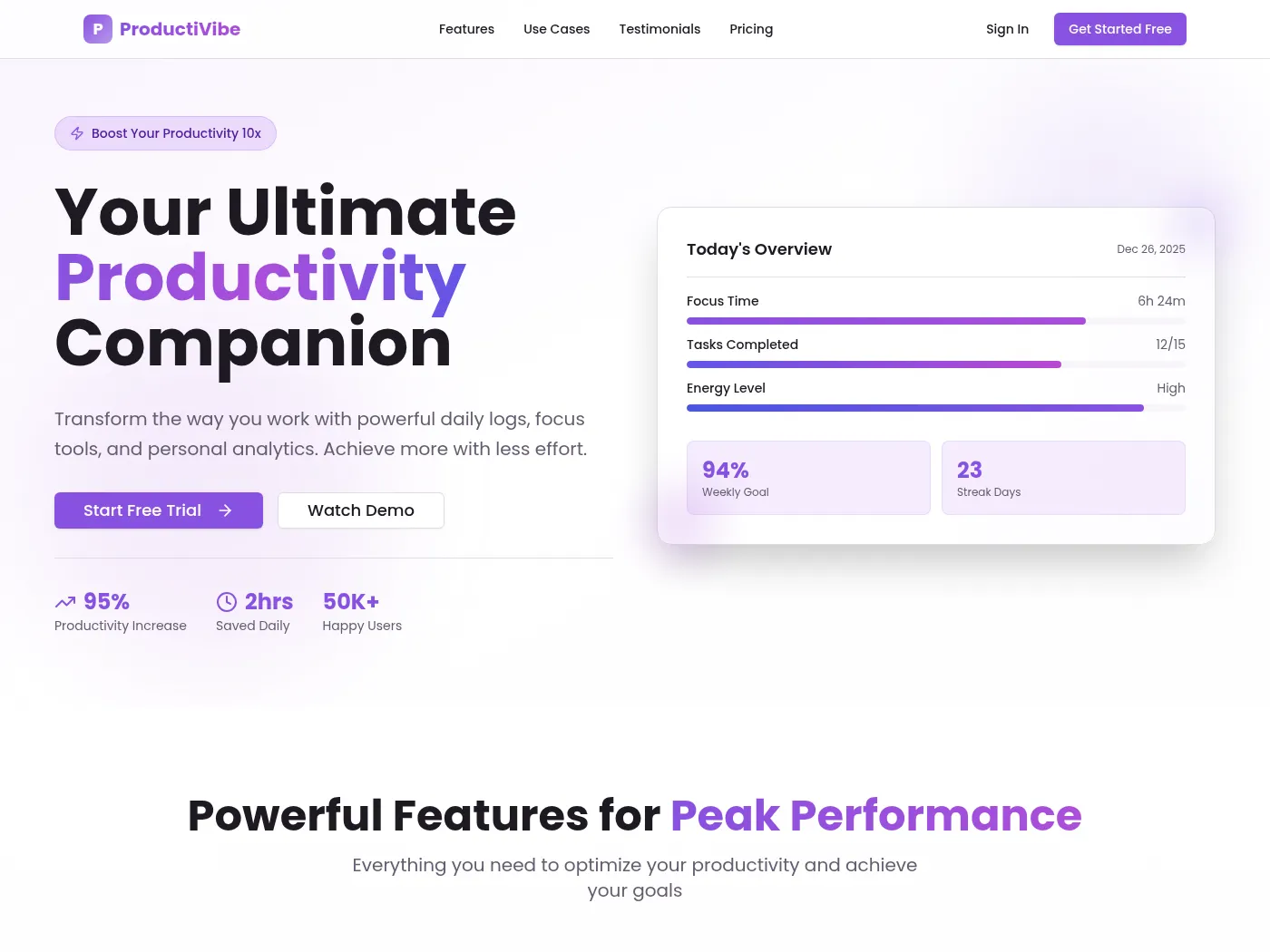 Geelark-Inspired Productivity Platform