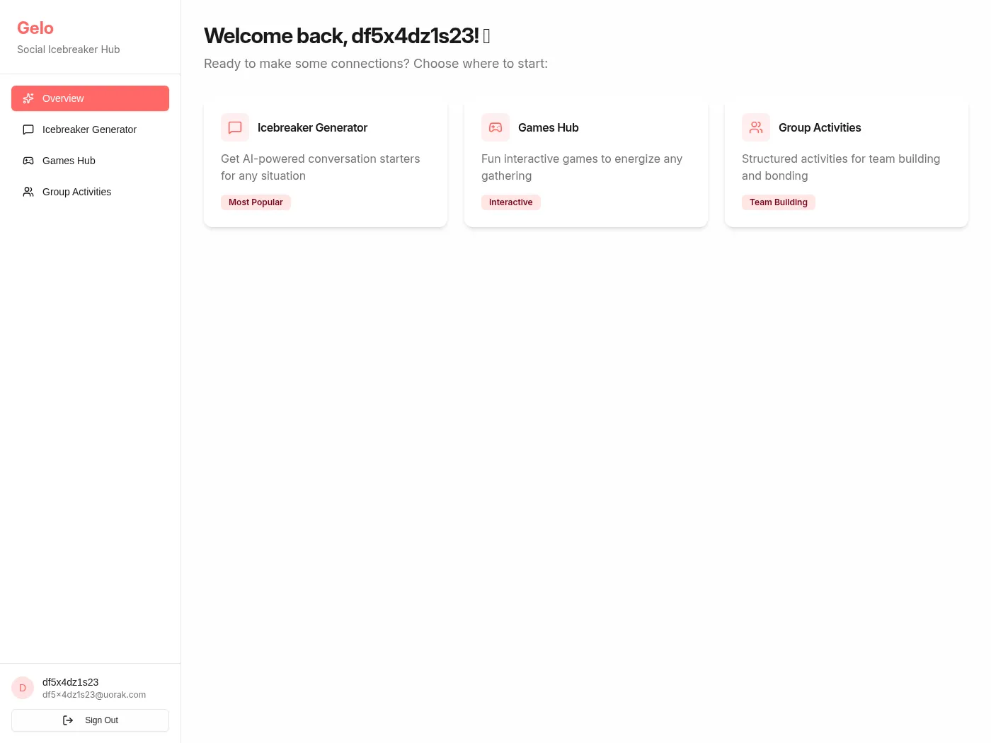 Gelo: AI-Powered Social Icebreaker Platform