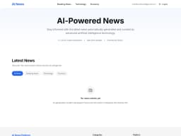 Gemini-Powered AI News Platform
