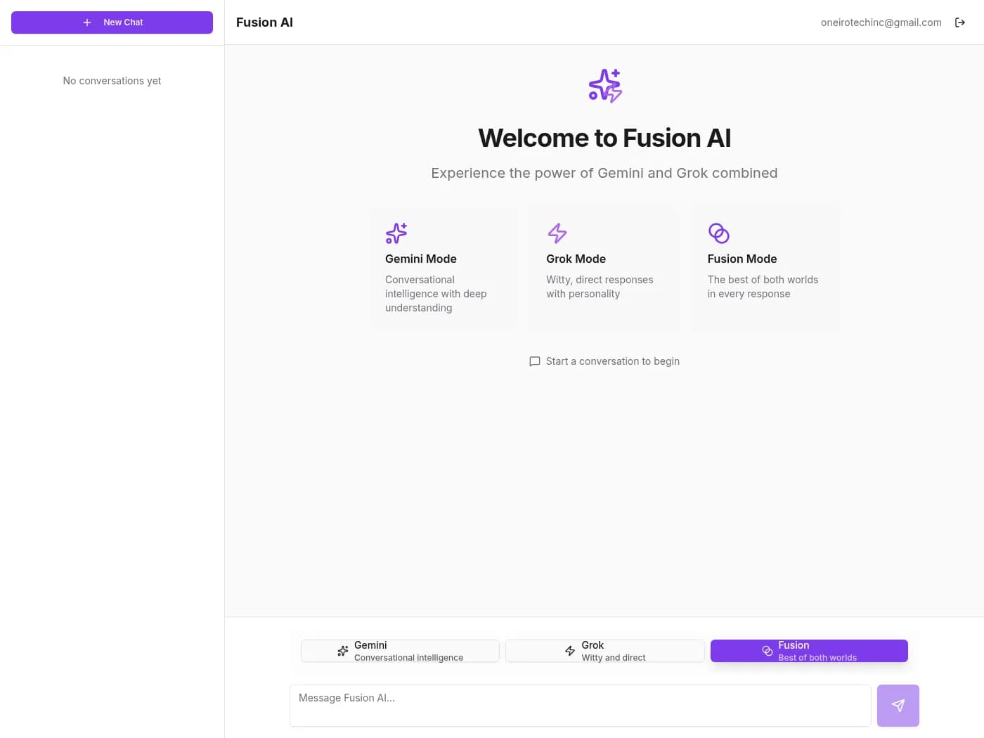 Gemini & Grok Fusion Chatbot