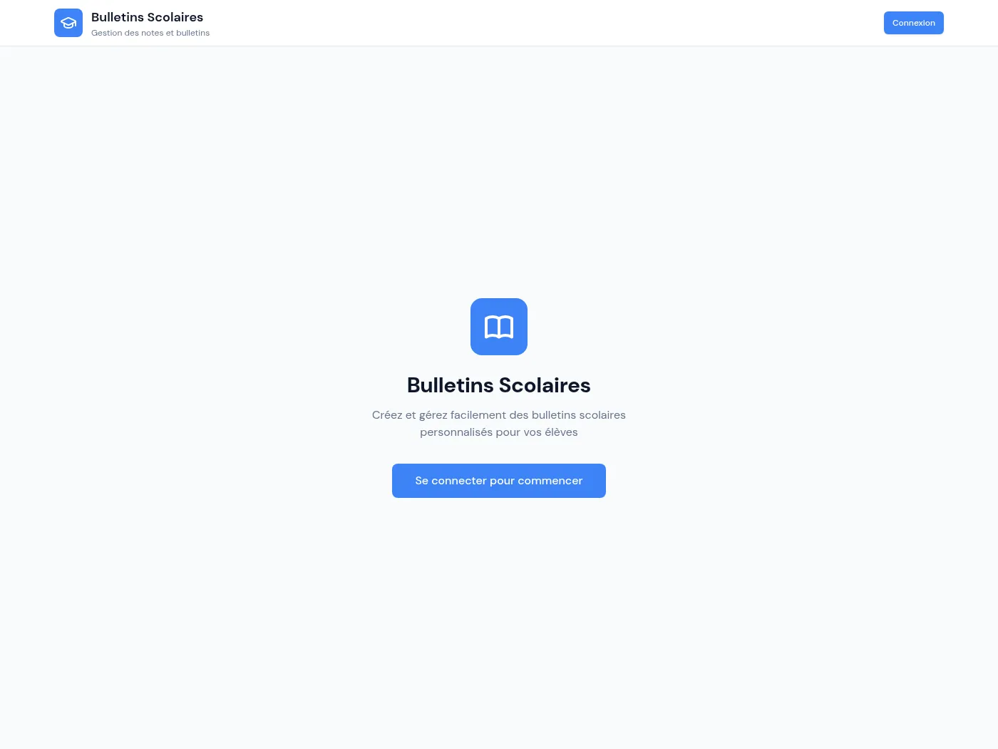 Générateur de Bulletins Scolaires en Ligne