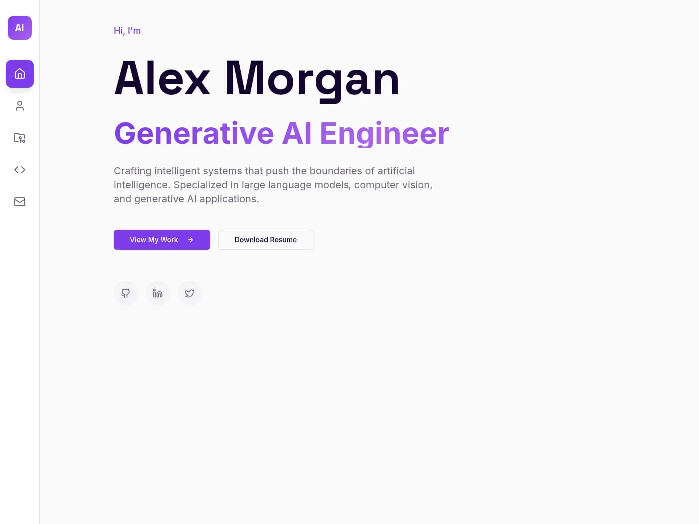 Modern Generative AI Engineer Portfolio