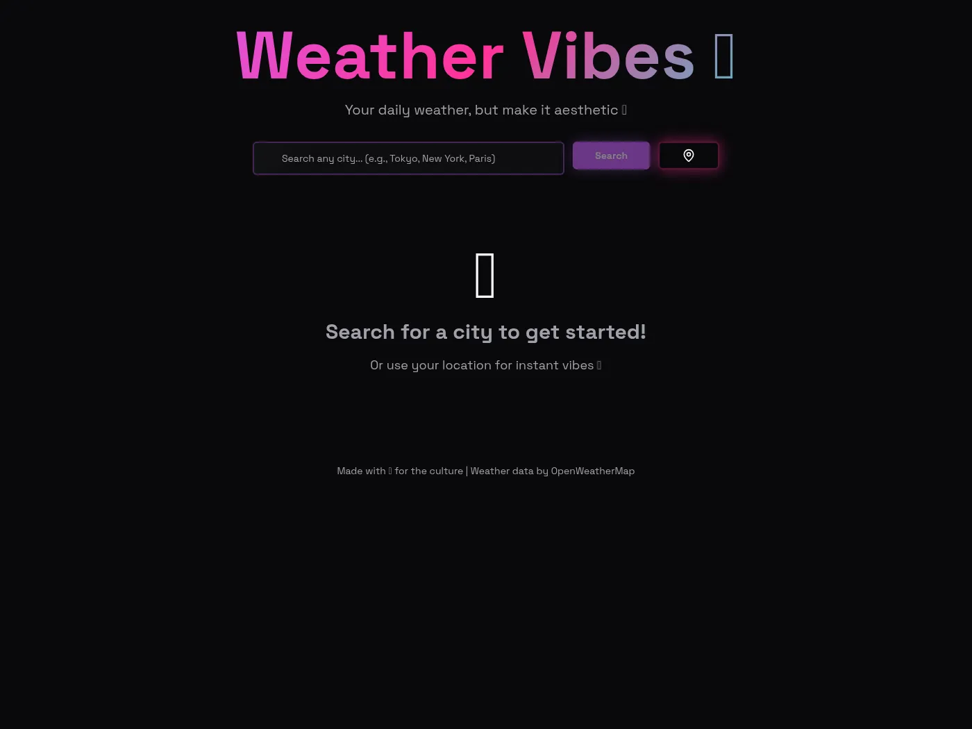 Gen Z Weather Vibes
