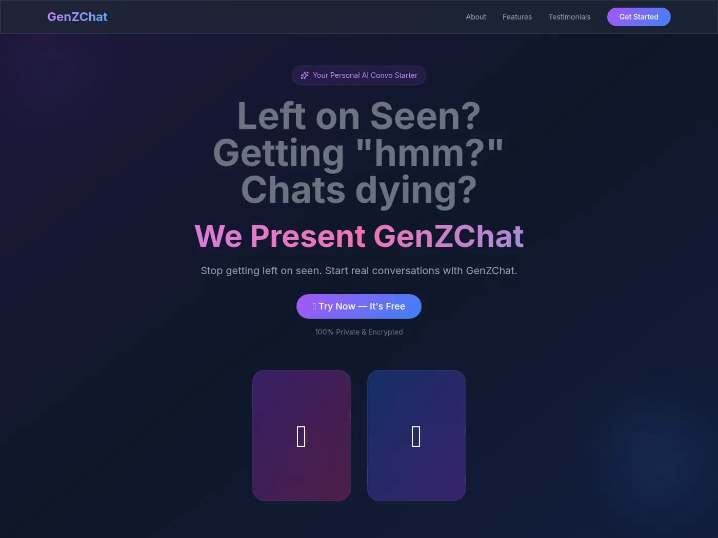 GenZChat Web Clone