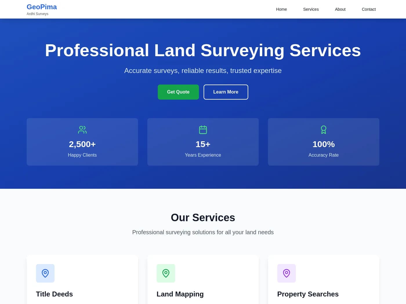 GeoPima: Interactive Geospatial Data Visualization Tool