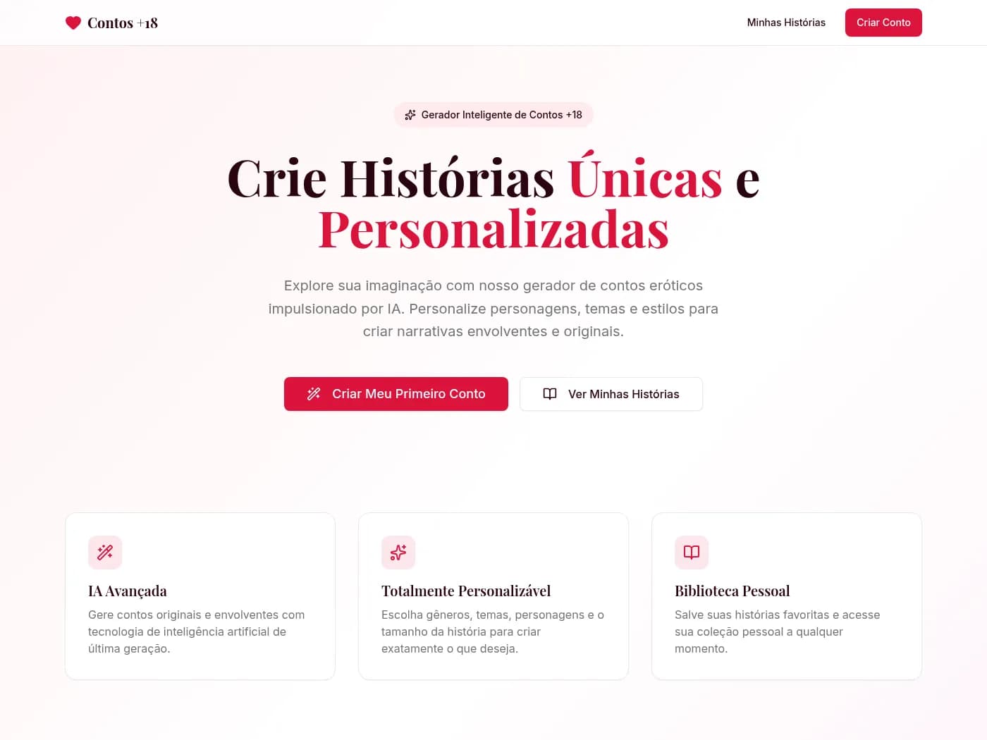 Gerador Inteligente de Contos +18