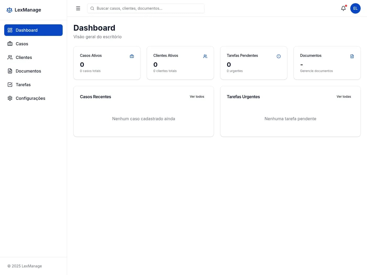 Plataforma de Gestão para Escritórios de Advocacia