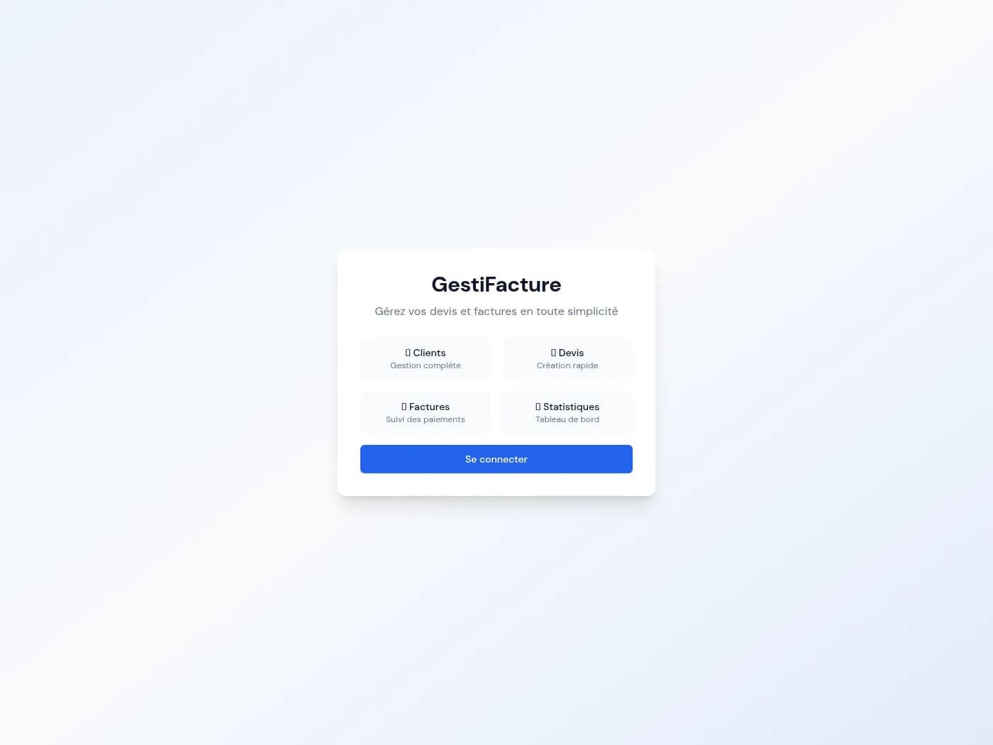 Gestionnaire de Devis et Factures avec Suivi Client