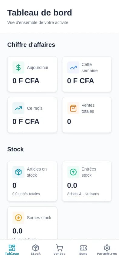 Gestion Poissonnerie & Volailles – Modern Multi-Platform Stock & Sales Manager